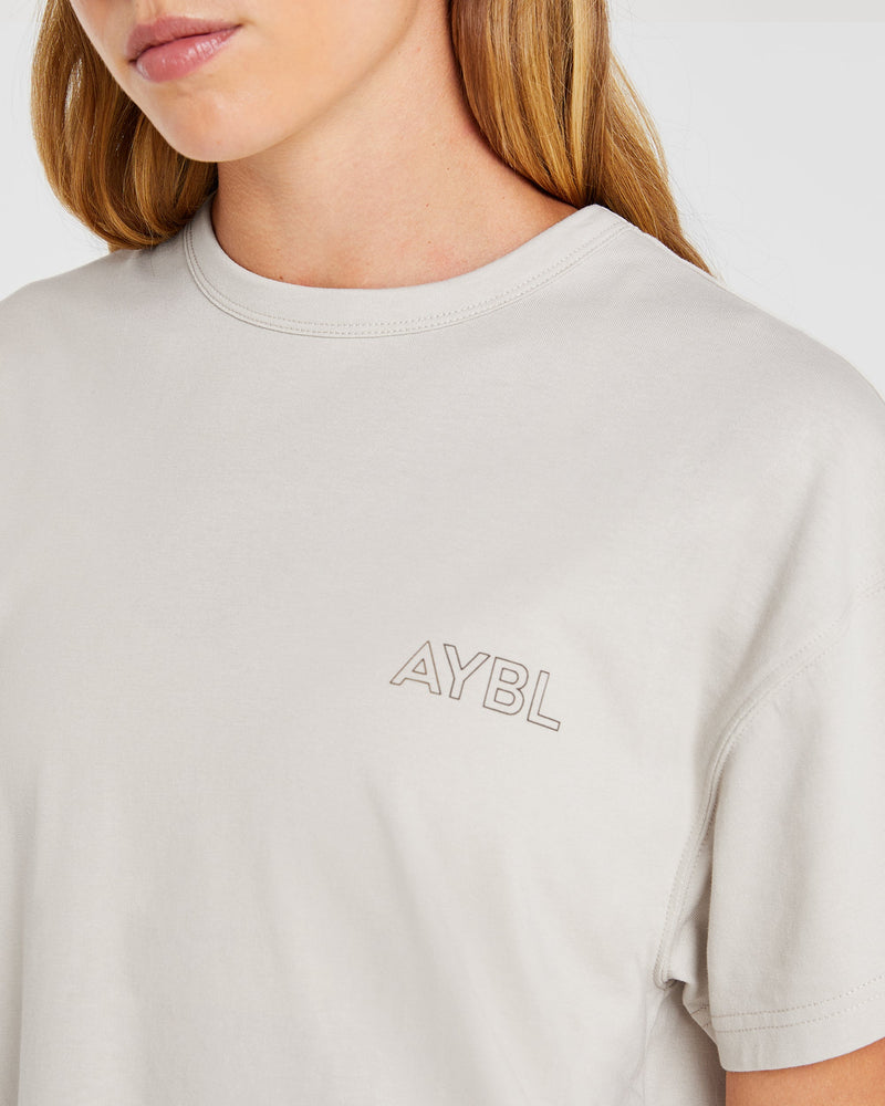 AYBL Athletics Oversized T Shirt - Beige – AYBL NL